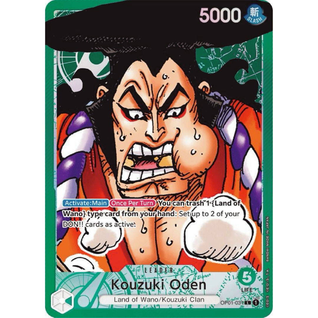 Kouzuki Oden - OP01-031 (Leader) – Card Boyz