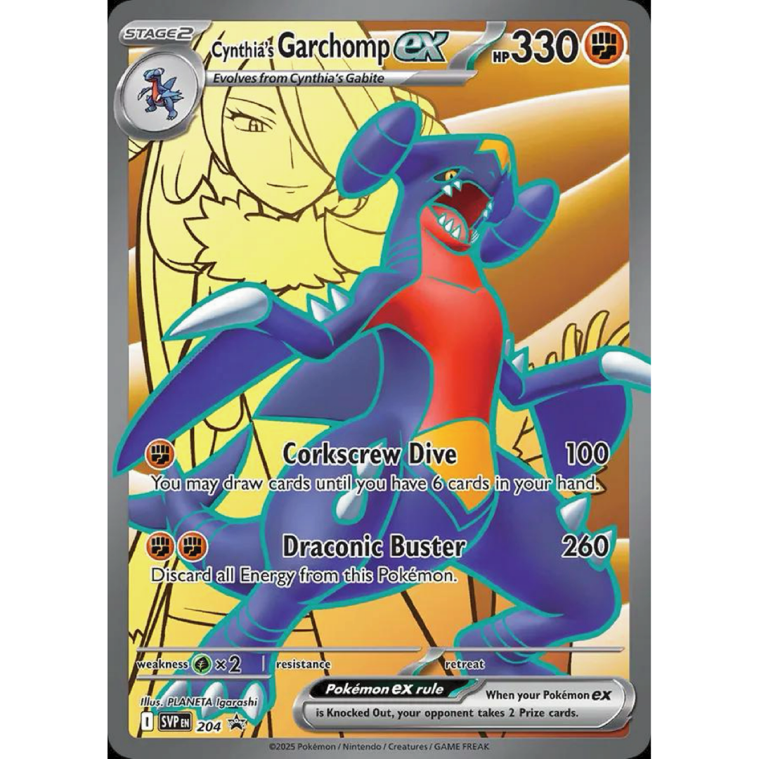 Cynthia's Garchomp Ex #204 Pokemon Promo – Card Boyz