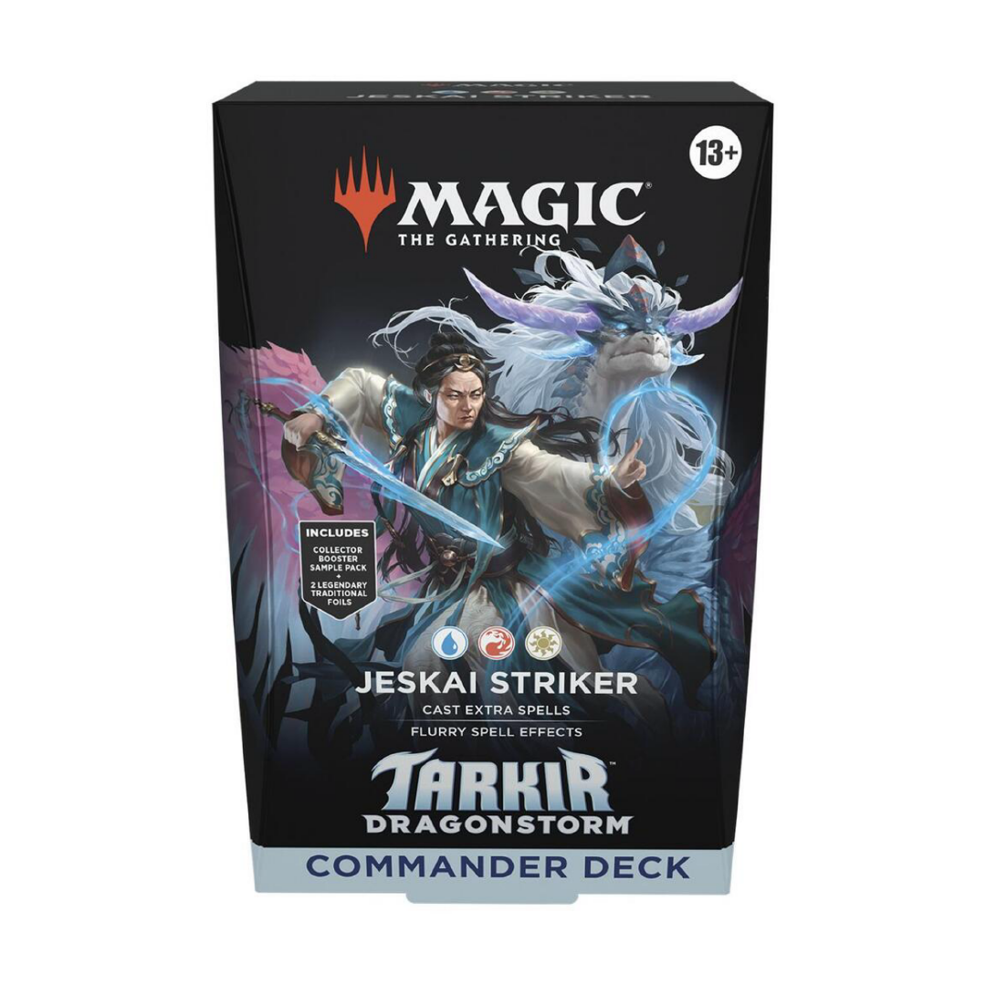 Magic The Gathering: Tarkir Dragonstorm Commander Deck Jeskai Striker ...